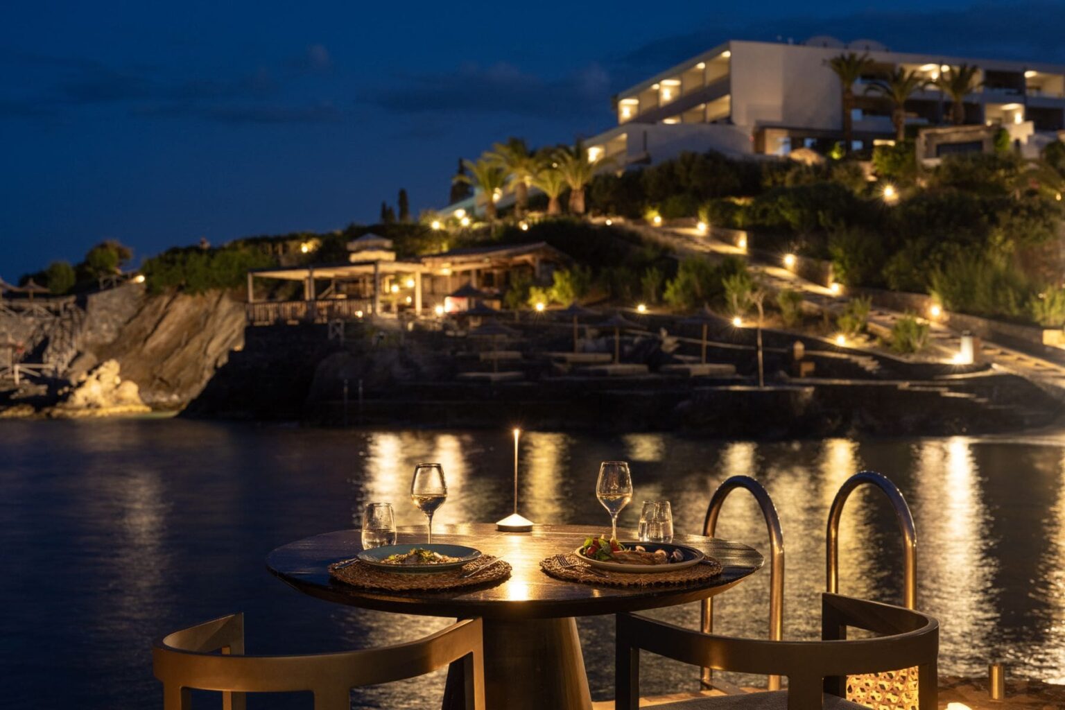 Dining at Minos Palace Resort - Al-Fresco Dining in Crete - 5* Hotel